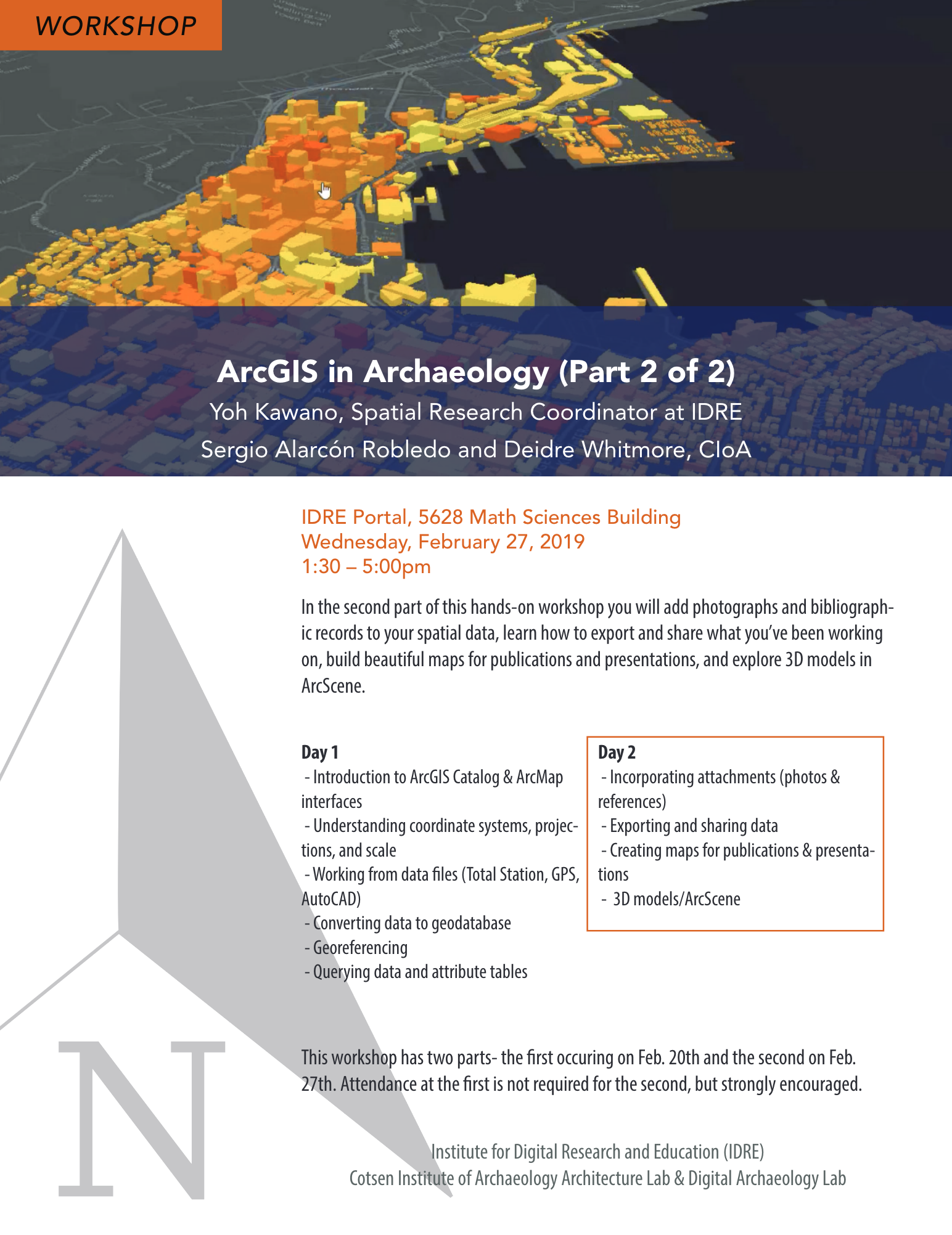 Workshops – Digital Archaeology Lab